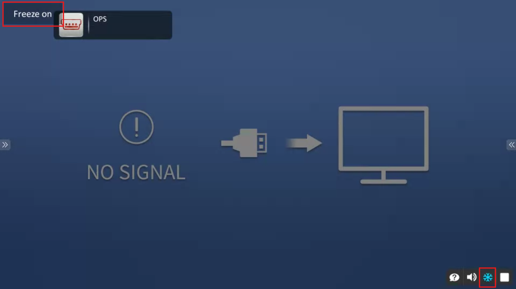 How to freeze your CommBox Classic V3 or V3X screen