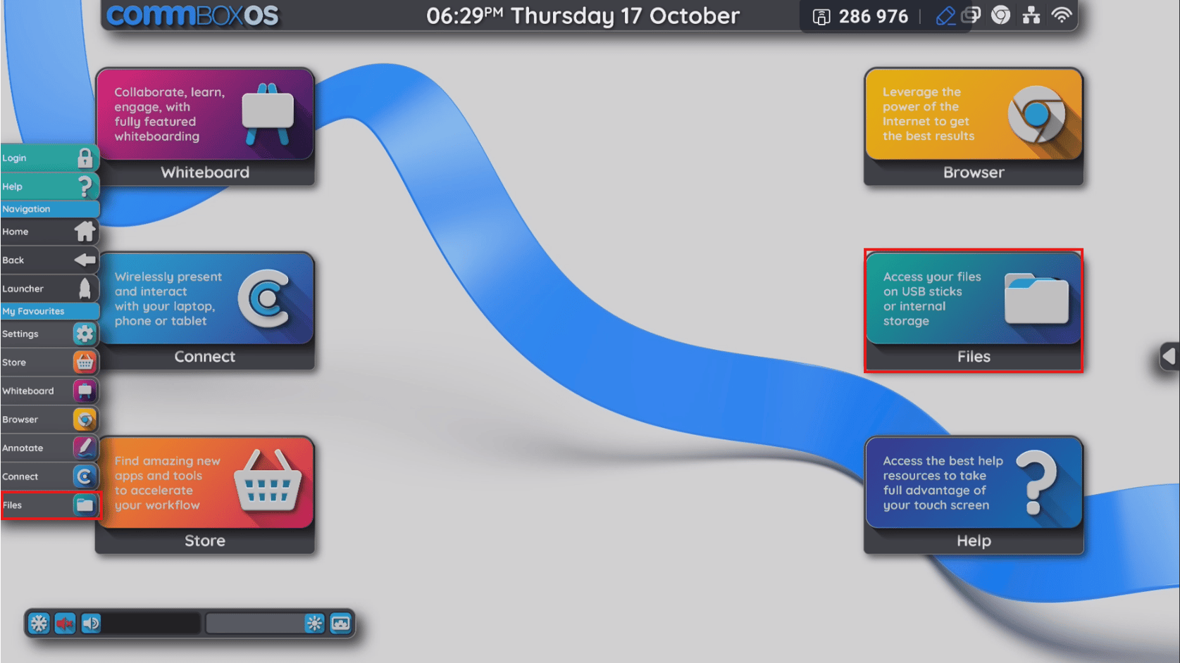 How to upload a Wallpaper to Your CommBox S4