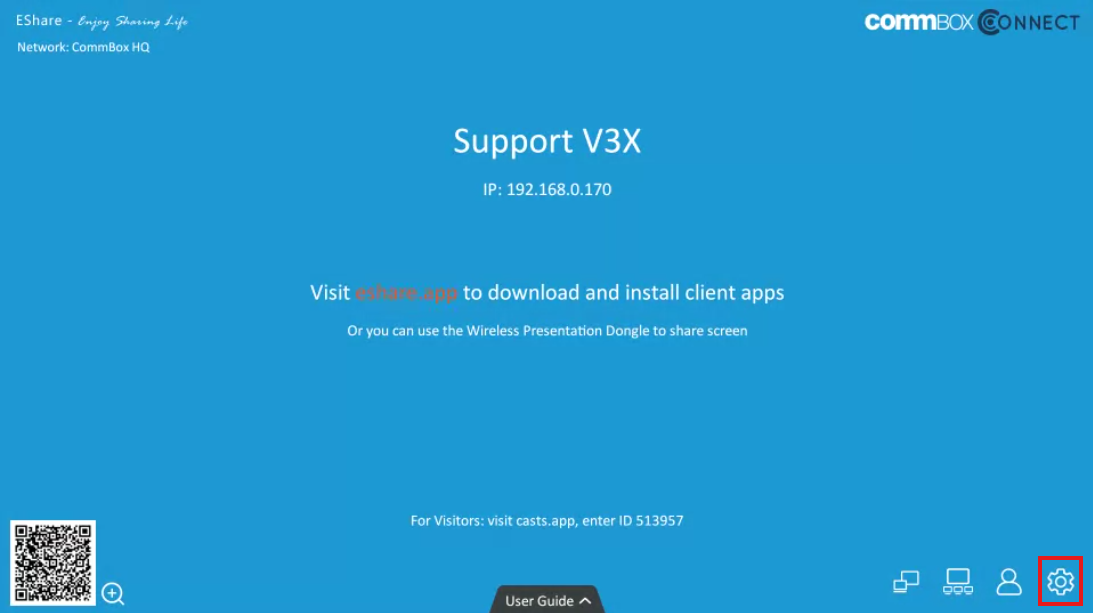 How do I enable multiple screens at once on CommBox Connect?