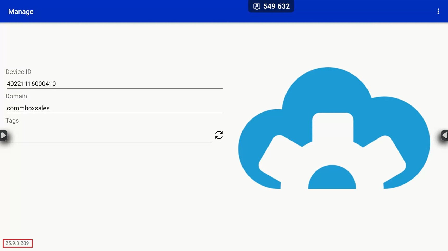 How to upgrade CommBox Manage to version "25.9.3.289"
