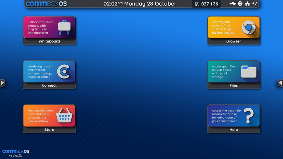 How to navigate your CommBox OS Experience Home Screen on the Classic S5