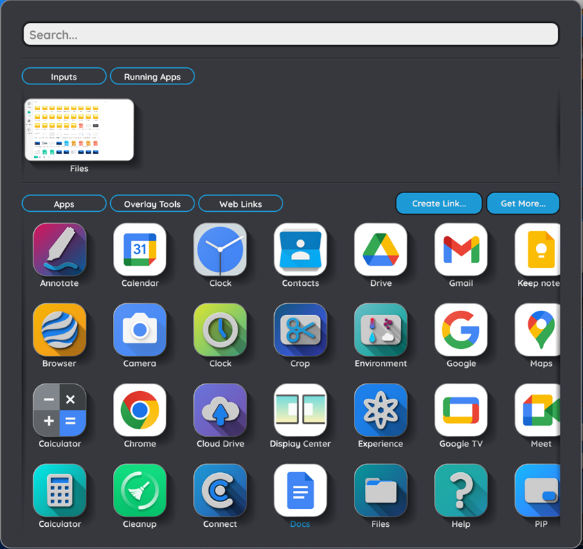 How to use the Launcher in CommBox OS Experience on the Classic S5