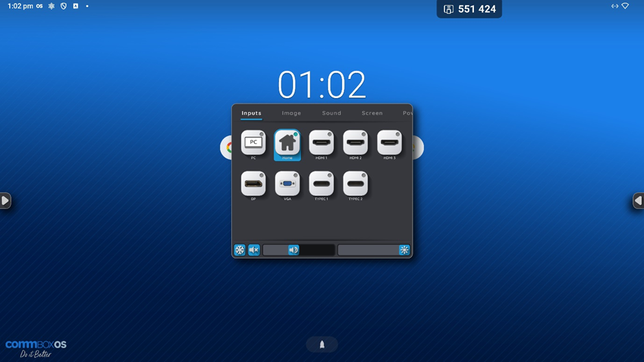 How to use the Device Settings - Swipe up menu on the Classic S5