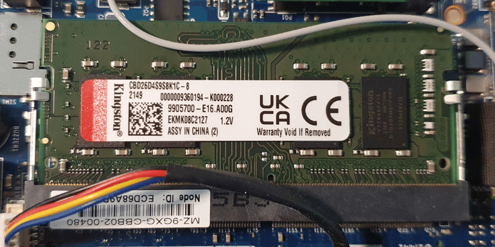 How to upgrade or replace the RAM module in an OPS