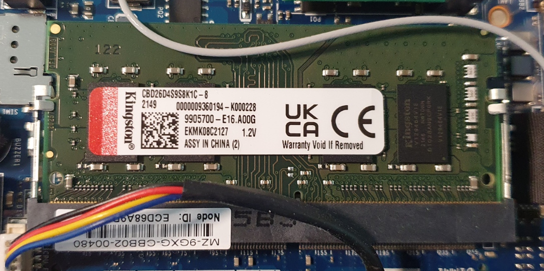 How to upgrade or replace the RAM module in an OPS